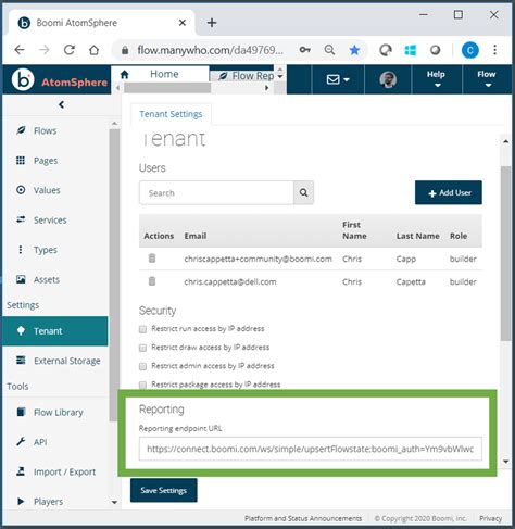 Article How To Capture Flow Reporting Data Boomi Community
