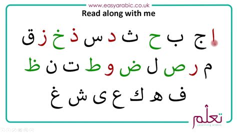 beginners arabic lesson 01 arabic alphabet youtube