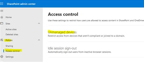conditional access unmanaged devices app enforced restrictions