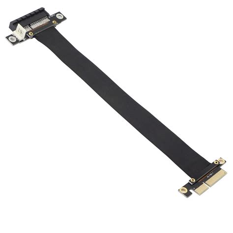 Amazon Com GINTOOYUN PCIE 4X Extension Cable PCI Express 3 0 4X Male To Female Riser Cable PCI