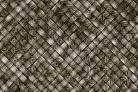 Premium Photo Plain Weave Wood Pattern And Tile Design