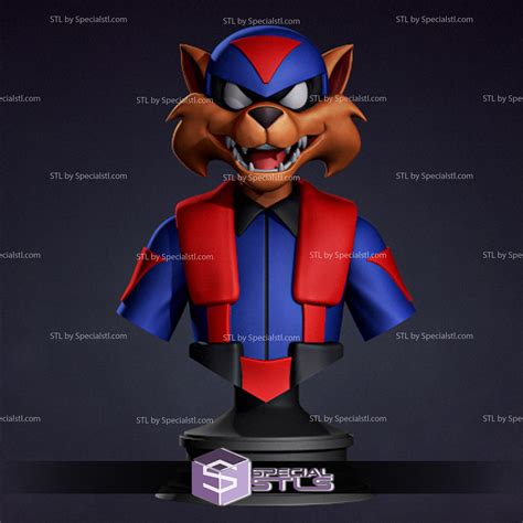 Swat Kats Razor Bust Stl Files Specialstl