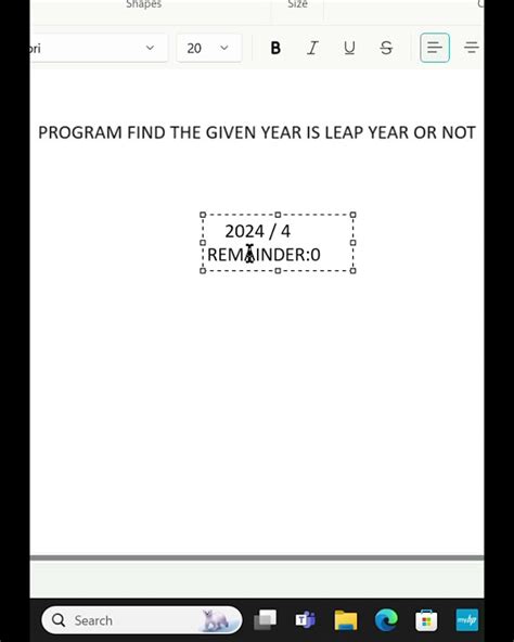 Python Program To Find Leap Yearprogrammingpythonforbeginnersshorts