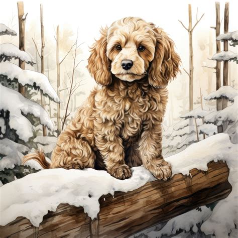 Cockapoo Clipart Bundle Dog Sublimation Design Cockapoo Etsy