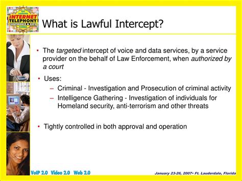 PPT Lawful Intercept Briefing PowerPoint Presentation Free Download ID