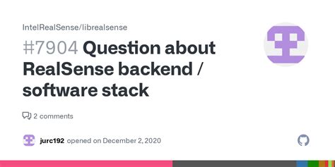 Question About Realsense Backend Software Stack · Issue 7904