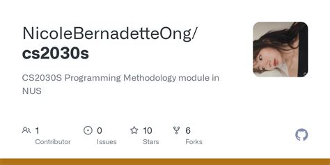 Github Nicolebernadetteongcs2030s Cs2030s Programming Methodology