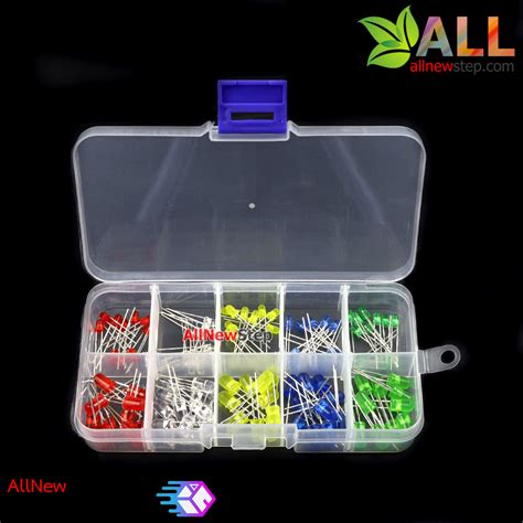 ชุด Led 3mm และ5mm 5 สีอย่างละ 10 รวม 100 ดวง Arduinoall ขาย Arduino ซื้อ Arduino อุปกรณ์