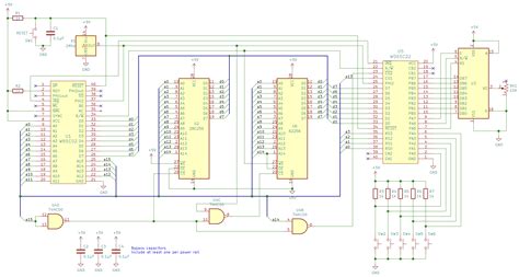 Schematic Of The 6502 Computer