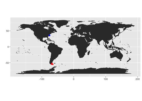 Mapping How To Add Long Lat Points In World Map With R Stack Overflow