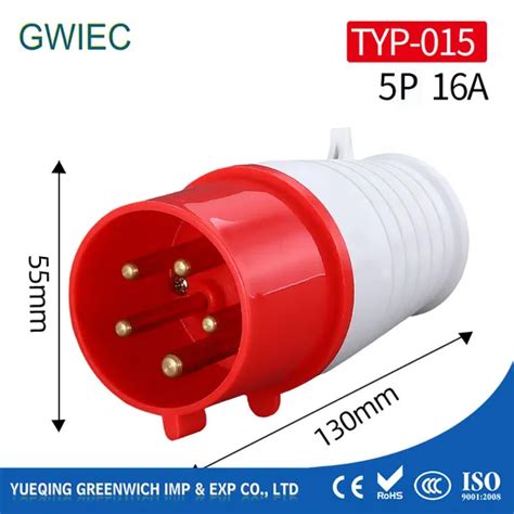 Blue Electrical Gwiec Male Female Industrial Plug And Socket With Low Price Industrial