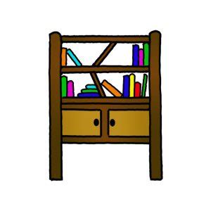 How To Draw A Bookshelf Step By Step Easy Drawing Guides Drawing Howtos