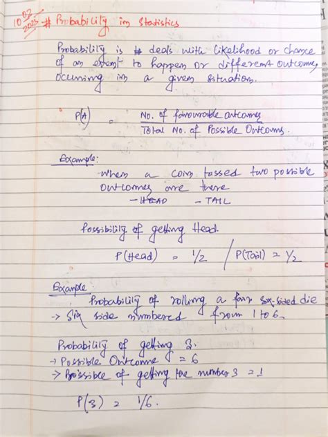 Ix Ai Probability Notes Pdf