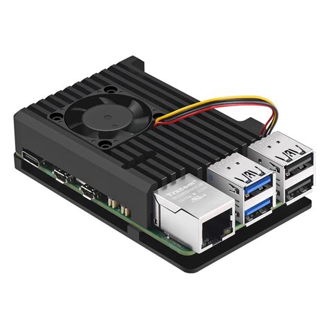 Buy Updated Super Thermal Tape Raspberry Pi 5 Case Iuniker Raspberry Pi 5 Armor Case Metal