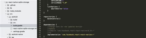 null is not an object evaluating nativemodules[ sqlite ][method]