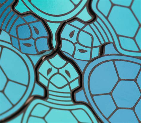 Tessellation Turtles Behance