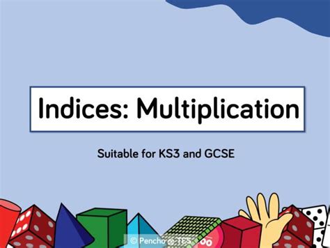 KS GCSE Indices Multiplication Teaching Resources