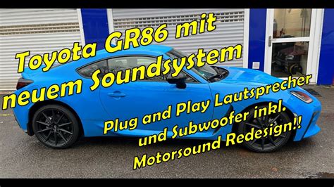 Toyota Gr86 Plug And Play Soundsystem Subwoofer Verstärker