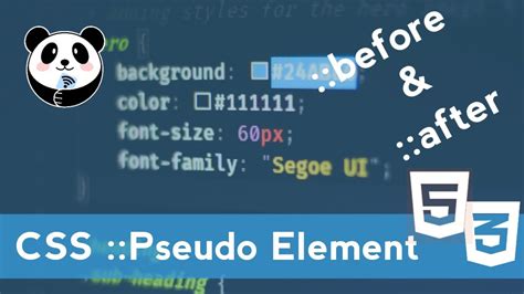 CSS Pseudo Element Before After YouTube