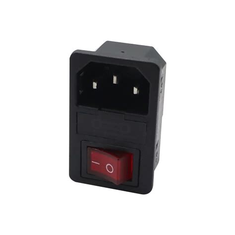 PCS AC Three Pins Power Socket With Safety Switch Socket Buy Online At Best Price In UAE