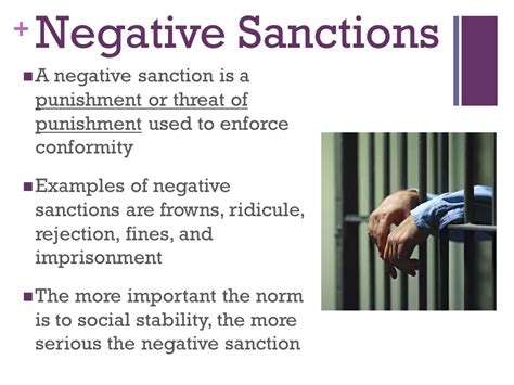 Negative Sanction Negative Sanction