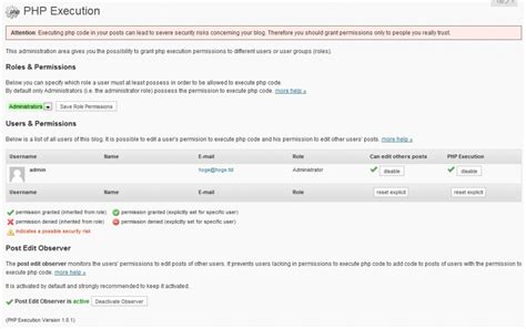 php execution 投稿記事内で php を実行させるwordpressプラグイン
