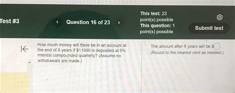solved test 3this test 23point s ﻿possiblethis question