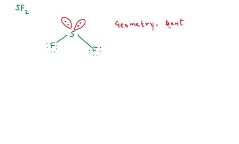 Solved Draw And Name The Geometry Of Sf2 Molecule Does Sf2 Molecule