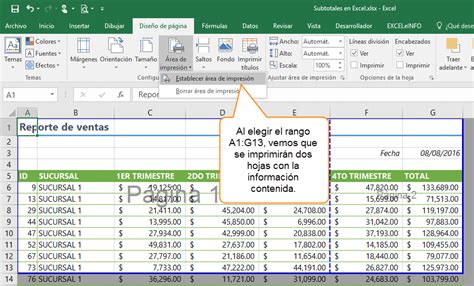Configuración de impresión en Excel paso a paso DonComo