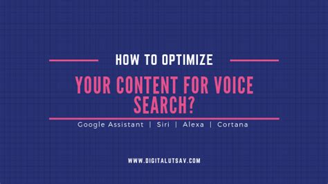 How To Optimize Your Content For Voice Search 2024 Digital Utsav