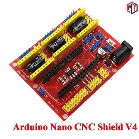 Arduino Nano Cnc Shield V4 Dùng Cho Máy Cnc Vẽ Điện Tử Mtu