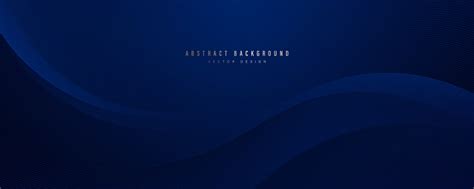웨이브 라인 패턴이 있는 우아한 추상 진한 파란색 배경 현대적인 럭셔리 템플릿 디자인입니다 텍스트를 위한 공간 포스터 배너 비즈니스 브로셔 표지 웹 전단지에 적합합니다 벡터