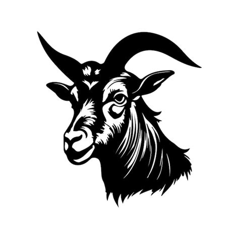 Goat Head Vector Premium Ai Generated Vector
