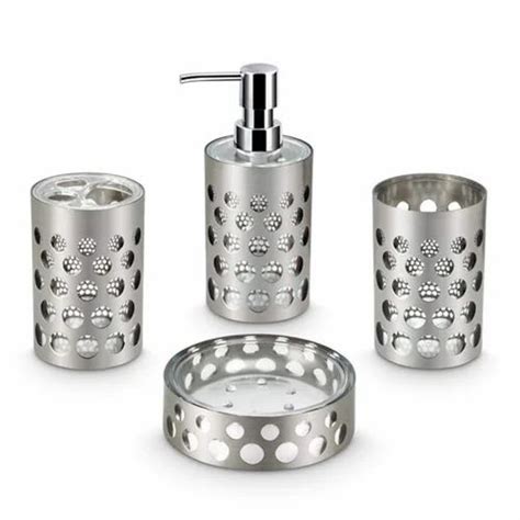 Stainless Steel Polystyrene Bathroom Dispenser Set At ₹ 1139set In