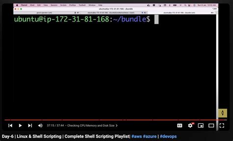 Devops Linux Shellscripting Aws Continuouslearning Mohana Krishnan Ramesh