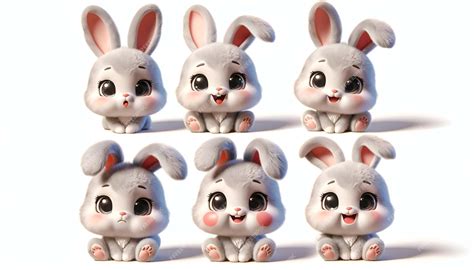 Premium Photo Generate A 3d Rendered Illustration Of Cute Bunny In 4