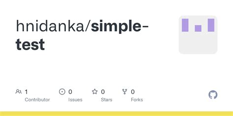 Github Hnidanka Simple Test