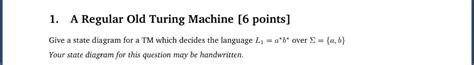 solved a regular old turing machine [6 ﻿points]give a state