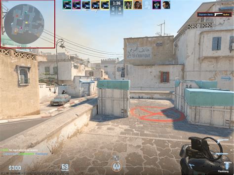 how to display player colors in minimap in a custom cs2 server r