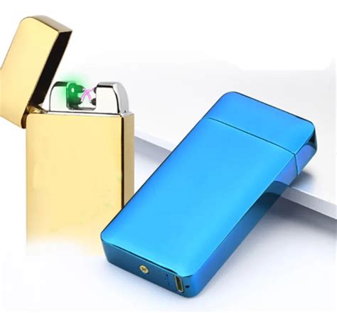 새로운 Usb 흡연 충전식 담배 라이터더블 아크 참신 전기 라이터 Usb 충전 점화기 Buy Usb 흡연 라이터 담배