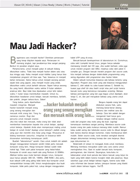 Mau Jadi Hacker