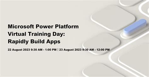 【microsoft power platform】虛擬培訓日：教你快速構建應用程式 wepro180