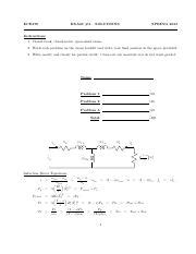 Ece Solex S Pdf ECE EXAM SOLUTIONS SPRING Instructions Closed Book Closed