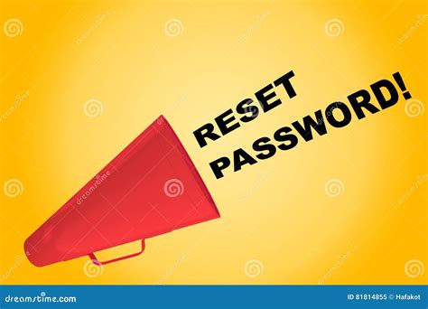 Reset Password Concept Stock Illustration Illustration Of Mobile