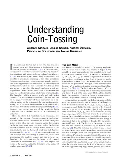 pdf understanding coin tossing