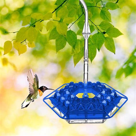 Hummingbird Feeder蜂鸟类喂食器喂鸟器户外悬挂六边形蜂鸟喂水器 阿里巴巴