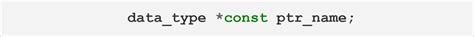 Constant Pointer And Pointer Constant In C Programming