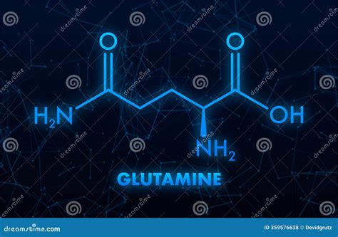Shining Structural Formulas Of Molecules Vector Illustration