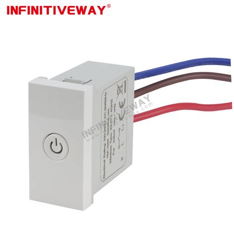 Wall Switch Socket Module 45x225mm Sized Remote Switch Control Module