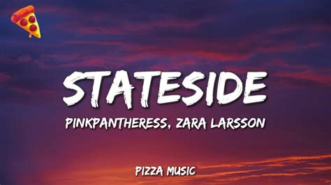 Pinkpantheress Stateside Lyrics Ft Zara Larsson Youtube